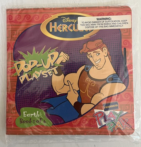 Disney Hercules Blockbuster Play Pak Pop UP Playset Earth Book 1 Of 4 ...