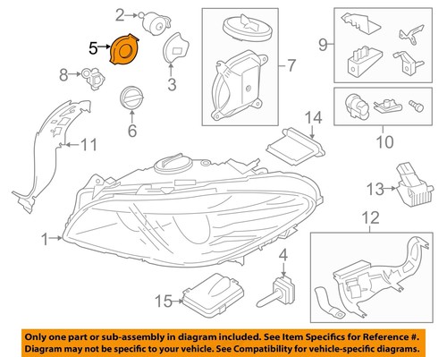 BMW 63117162087 Genuine OEM Factory Original Xenon Bulb Holder for sale ...