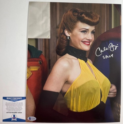 Carla Gugino Signed Watchmen Sally Jupiter 11x14 Photo E Autograph BAS ...