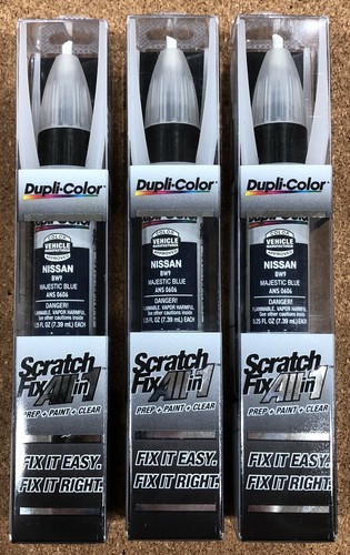 3 Dupli-Color ANS0606 Paint Scratch Fix All in 1 Pen NISSAN BW9 ...
