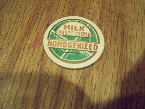 MILK PASTEURIZED HOMOGENIZED MILK BOTTLE CAP | eBay