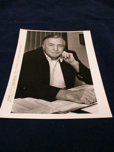 Glossy Press Photo 1987 Marco Rotelli at his desk Marconi's Restaraunt ...
