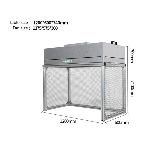 Dust Free Room Workshop Laminar Flow Hood Bench Air Flow Clean ...