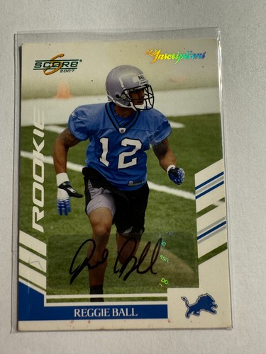 K133,584 - 2007 Score Inscriptions #327 Reggie Ball Auto | eBay