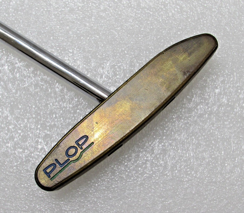 Vtg PLOP Center Shaft 2-Way Face Balanced Putter Plop Royal Grip 34" LH ...