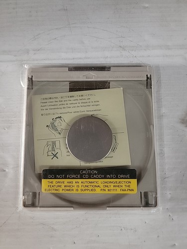 New Old Stock - Plextor CD Caddy for Amiga, NEC, Apple & Sony CD-ROM ...