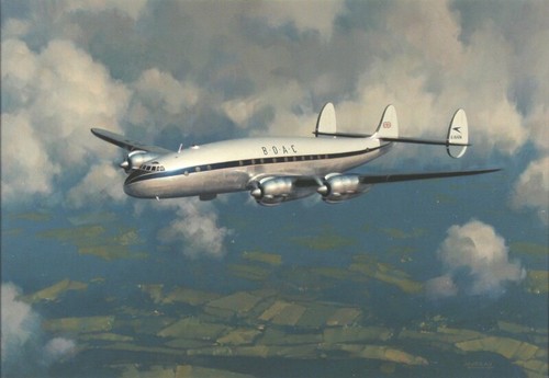BOAC Lockheed Constellation ((8.5"x11")) Print | eBay