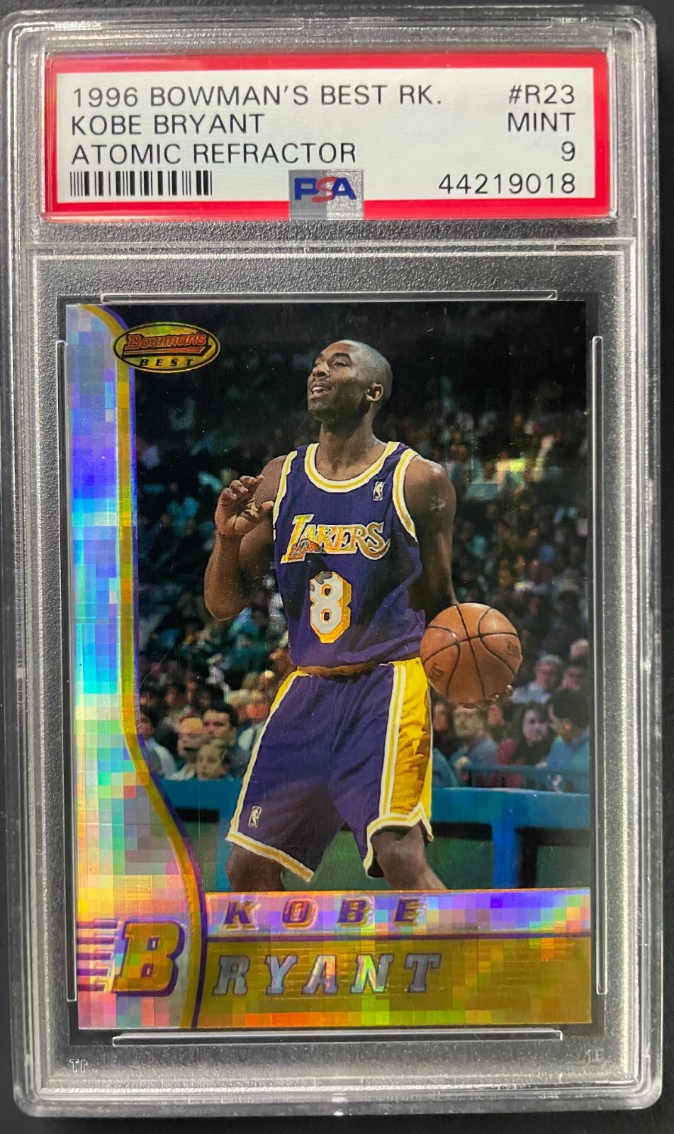 Kobe Bryant 1996 Bowman's Best #R23 Atomic Refractor PSA 9 Price Guide ...