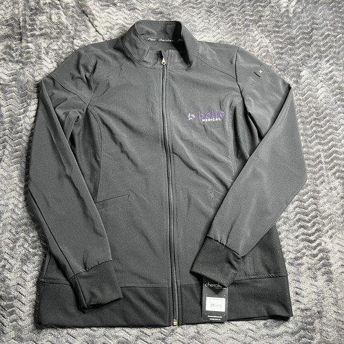 IFLEX By Cherokee Uniforms Zip Scrub Jacket (Belle medical) Women's ...