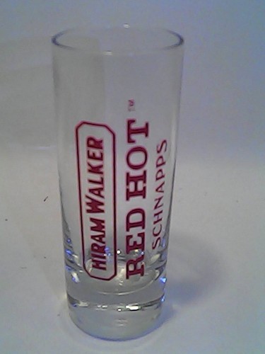 Hiram Walker Red Hot Schnapps 4" Shot Glass | eBay