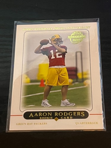 2005 Topps #431 Aaron Rodgers Rookie RC Green bay Packers | eBay