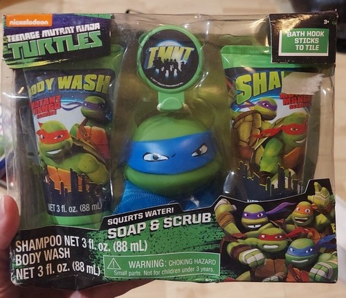 Nickelodeon 2016 Teenage Mutant Ninja Turtles Leonardo Soap & Scrub 4pc ...
