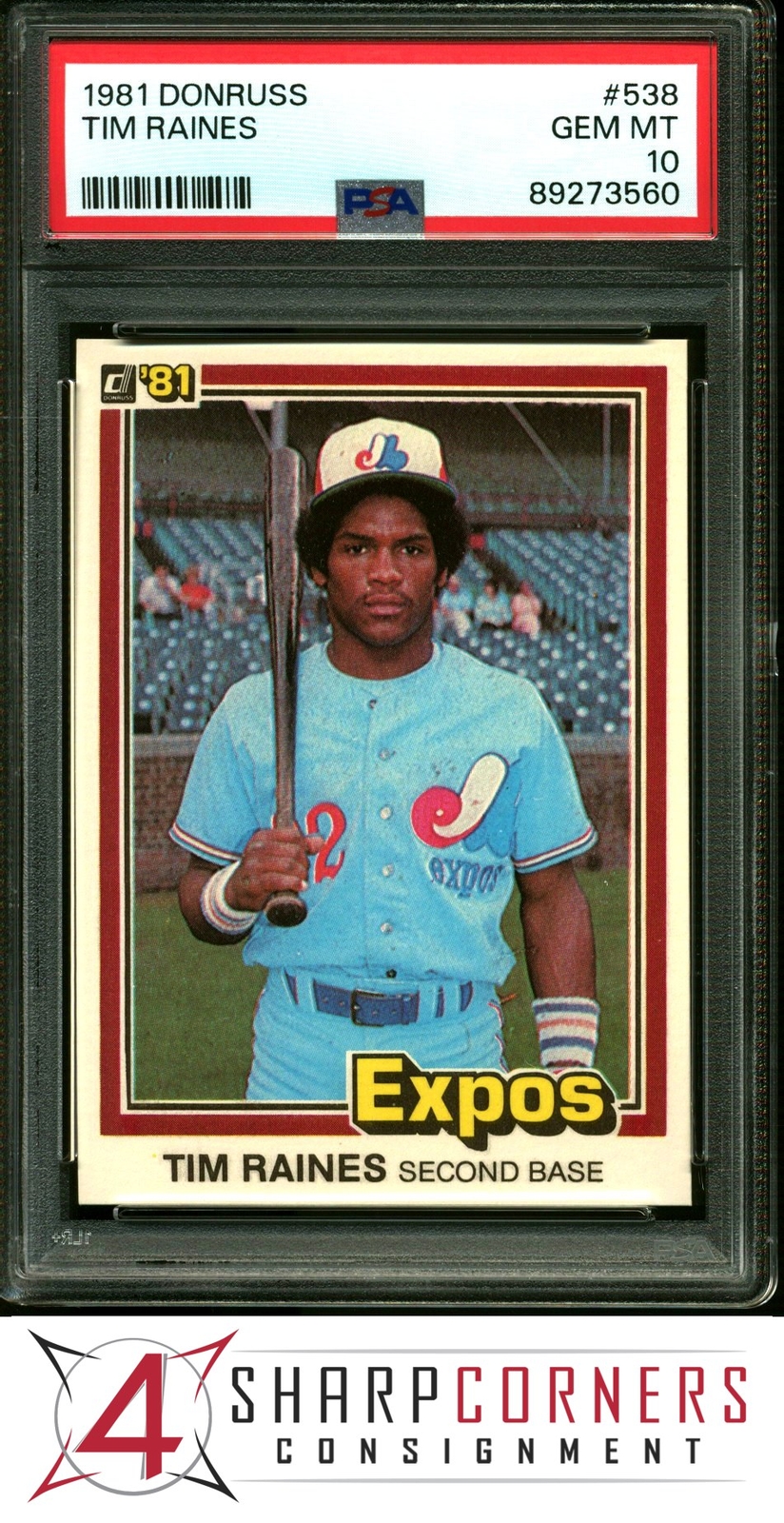 Tim Raines 1981 Donruss #538 Base Price Guide - Sports Card Investor
