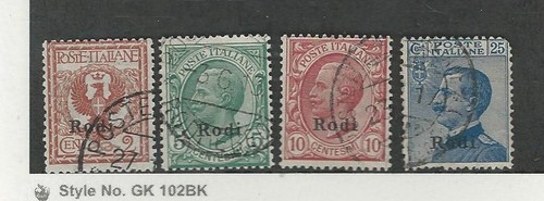 Italy - Rhodes, Postage Stamp, #1-3, 7 Used, 1912 | eBay