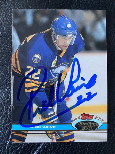 Rick Valve Buffalo Sabres Signed Autographed NHL Trading Card | eBay