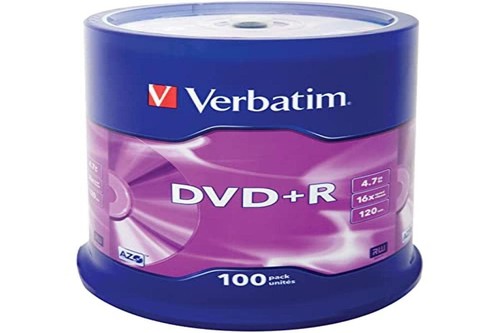 Verbatim 43551 DVD+R Blank 4.7GB Pack of 100 Spindles (DVD) (UK IMPORT ...