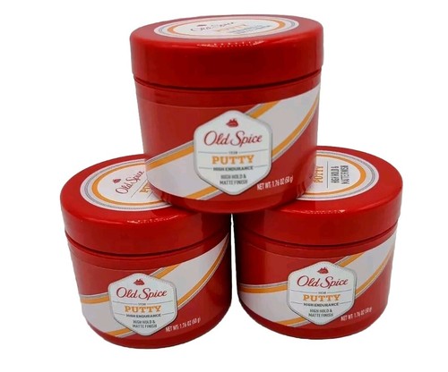 3 Pack Old Spice Putty High Hold Matte Finish Hair Product High ...