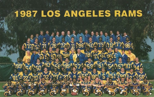 1987 LOS ANGELES RAMS 8X10 TEAM PHOTO FOOTBALL NFL PICTURE LA | eBay