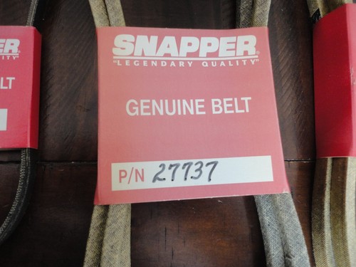 ONE NEW GENUINE SNAPPER TRANSMISSION DRIVE BELT. 27737, 7027737 | eBay