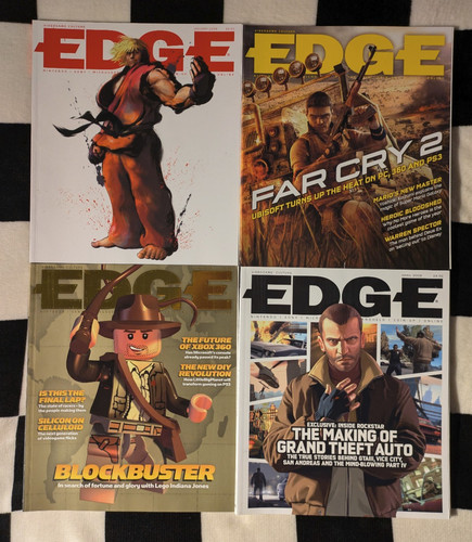 Edge Magazines Collection Issues 184 to 196 2008 Complete Near Mint ...