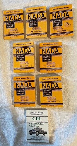 NADA Used Car Guides Desert Southwest Edition : 7 Issues, and 1 Black ...