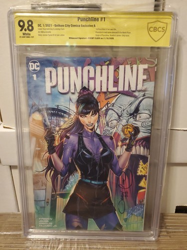 Punchline #1 Gotham City Cover A CBCS 9.8 Signed By Jeremy Clark | eBay