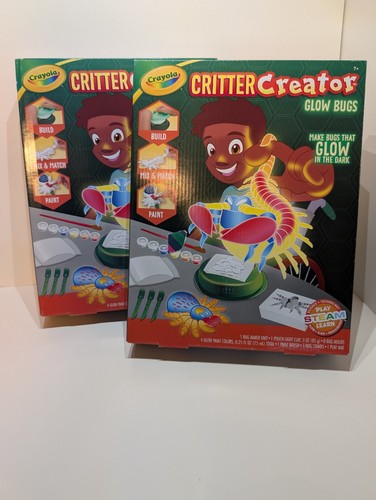 Crayola Glow in The Dark Critter Creator Lot of 2 | eBay