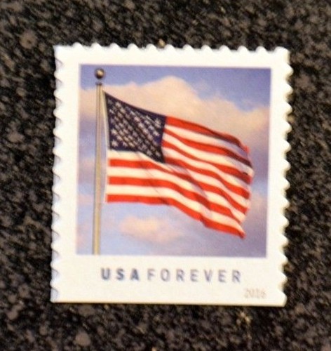 2016USA #5055 Forever U.S. Flag US - Single Stamp From Booklet of 20 ...