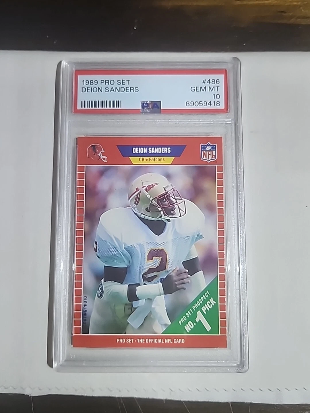 Deion Sanders 1989 Pro Set #486 Base PSA 10 Price Guide - Sports Card ...
