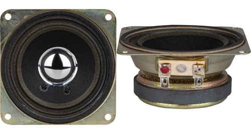 3" Midrange Speakers Replacement 4ohm home audio Square Frame 40w Pair ...