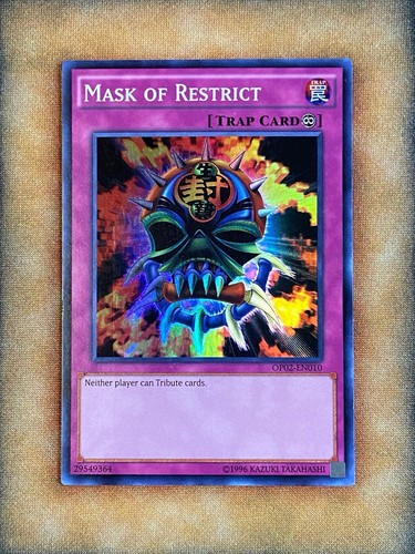 Yugioh Mask Of Restrict OP02-EN010 Super Rare NM | eBay
