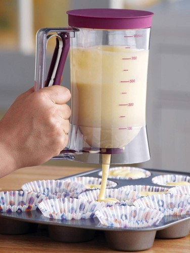 Handy Pancake or Cake Batter Measuring Dispenser Holds 4 Cups | eBay