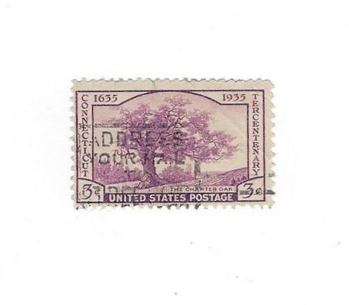 STAMP US SCOTT 772 "Charter Oak" 3 CENT USED 1935 | eBay