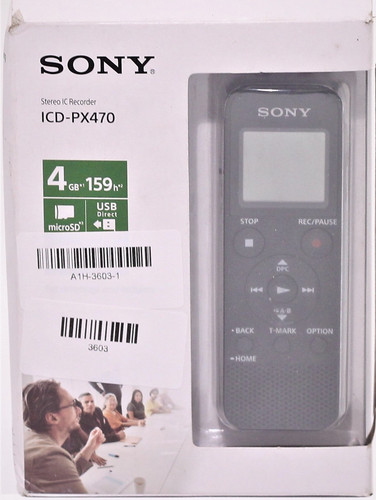 Sony ICD-PX470 Stereo IC Recorder 4 GB | eBay