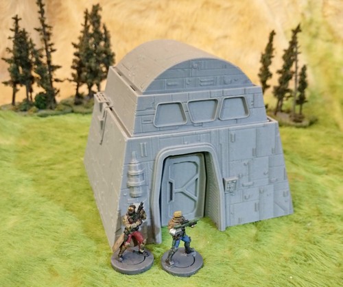 Imperial Hab Module 28mm Sci-fi Terrain 40K Star Wars Legion ...
