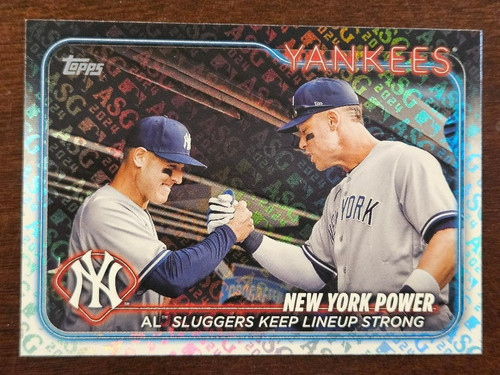 2024 Topps ASG Foil Yankees Sluggers W AARON JUDGE | eBay