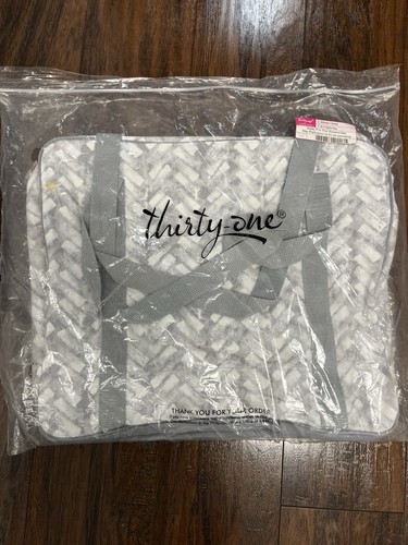 Thirty-One Away for the Weekender Large Tote Mystic Gray New In Bag | eBay