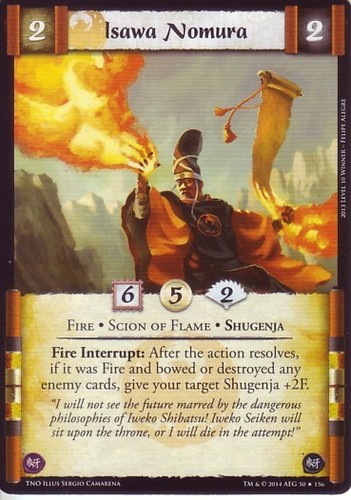 Isawa Nomura L5R CCG TNO The New Order | eBay