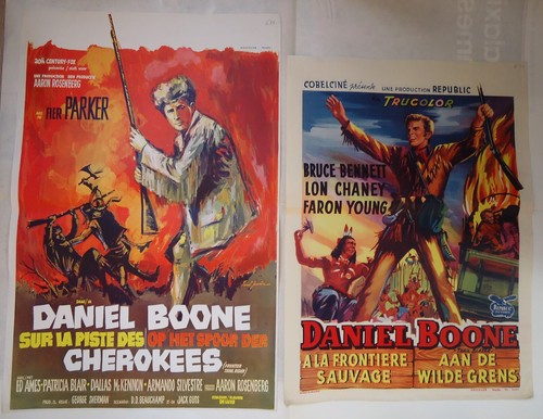 WESTERN/DANIEL BOONE/TRAIL BLAZER+FRONTIER TRAIL RIDER/ U9F/2 belgian ...