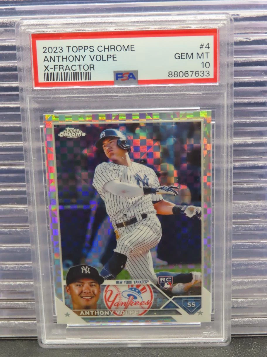 Anthony Volpe 2023 Topps Chrome #4 X-Fractor Price Guide - Sports Card ...