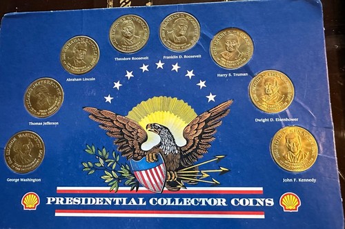 Shell Presidential Collector Coins 1990's Mail Order Gas Station Set | eBay