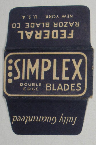 Vintage Razor Blade SIMPLEX Old w/4 dots - VERY RARE - One wrapped ...