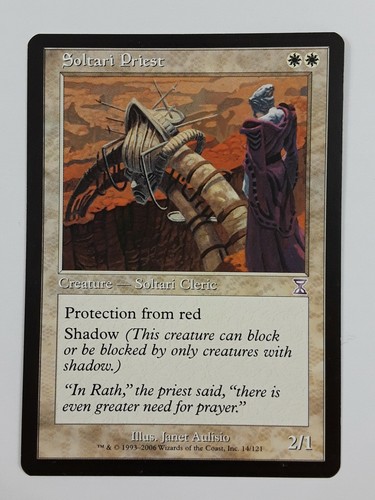 MTG Soltari Priest Timeshifted Regular Special | eBay