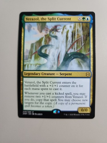MTG Verazol, the Split Current Zendikar Rising 239/280 Regular Rare | eBay