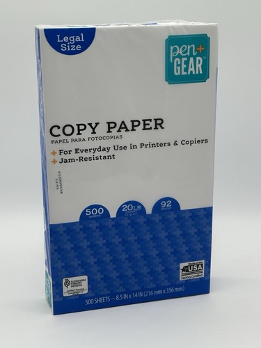 Pen+Gear Copy Paper, 8.5" x 11", 20 lb, White, 500 Sheets | eBay