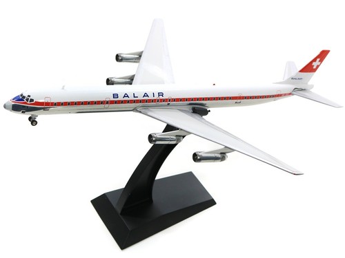 DC-8-63 BALAIR REG: HB-IDZ WITH STAND - INFLIGHT 200 IFDC8630115 1/200 ...
