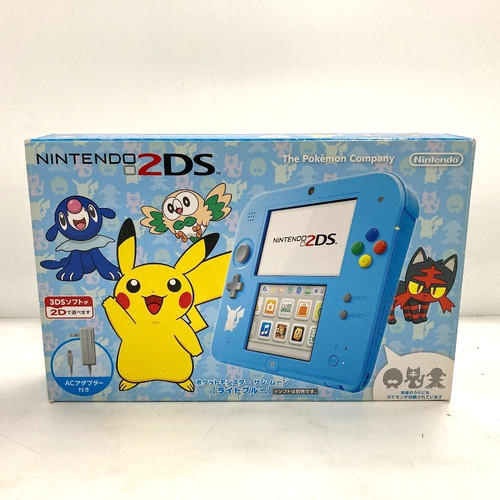Nintendo 2DS Pokemon Sun & Moon Light Blue Console Pikachu Limited ...
