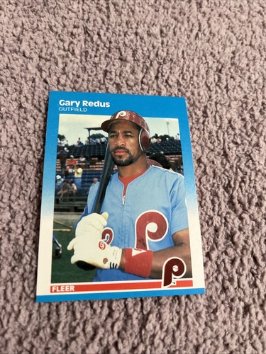 1987 Fleer #181 Gary Redus Philadelphia Phillies Baseball Card | eBay