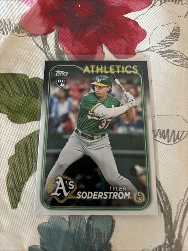 2024 Topps Series 1 Tyler Soderstrom Rookie Card RC #244 Oakland ...
