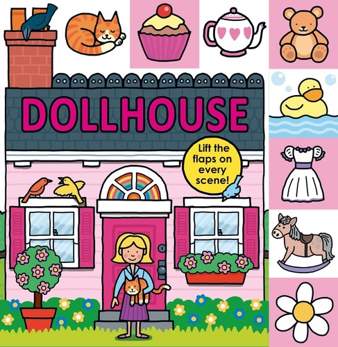 Lift-the-Flap Tab: Dollhouse (Lift-the-Flap Tab Books) - board book ...